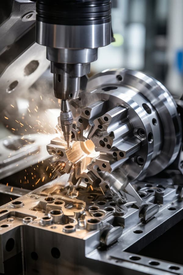 Precision Cnc Machining of Rocket Engine Component Highlighting ...