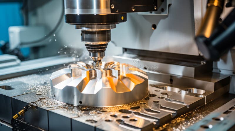 Precision Cnc Machining of Rocket Engine Part Illustrates Aerospace ...