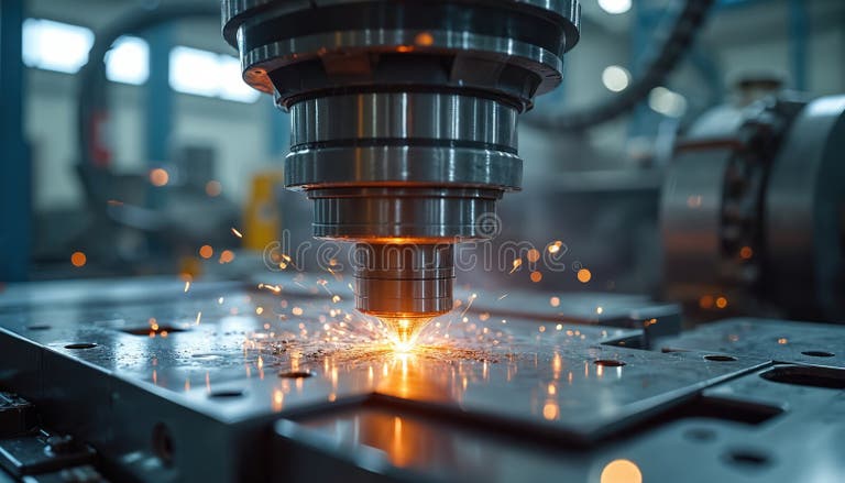 Precision CNC Machining Rocket Engine Part Illustrates Aerospace Tech ...