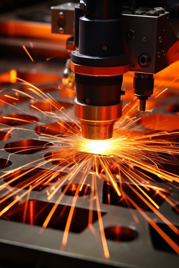 Precision Cnc Milling Machine Crafting Complex Shape in Metal with ...