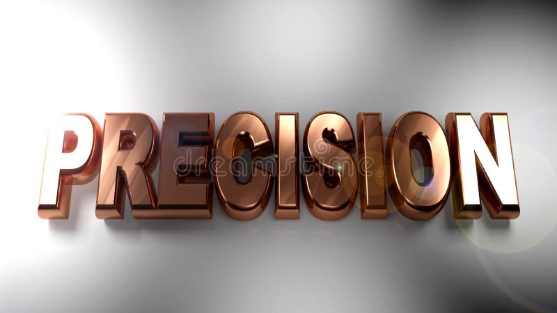 Precision in Copper - 3D Rendering Stock Illustration - Illustration of ...