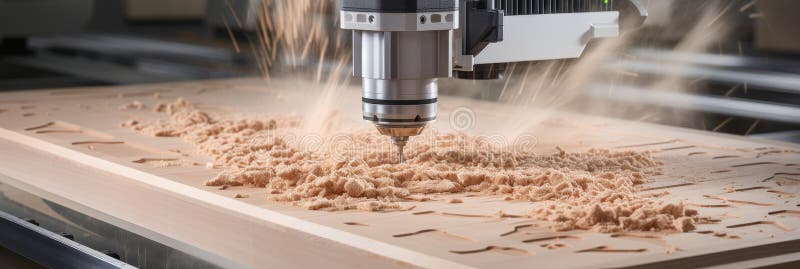 Precision Crafting Cnc Machine Fabricating Kitchen Tool Demonstrates ...