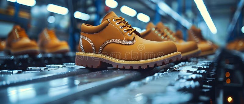 Precision Craftsmanship: Symphony of Shoe Production. Concept Shoe ...