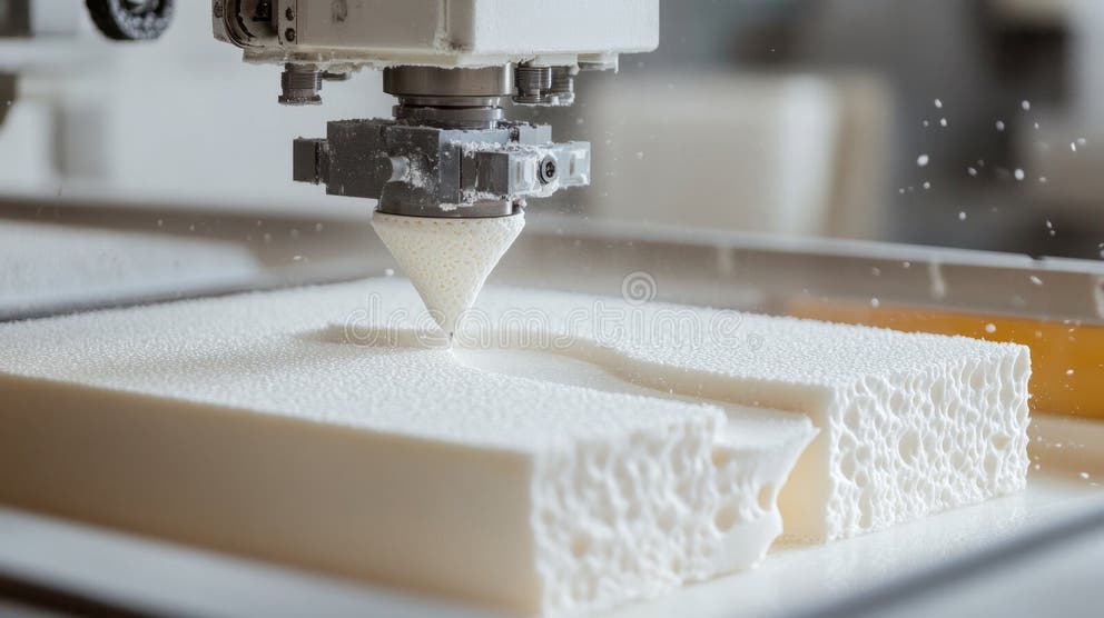 Precision Cutting of Polyurethane Foam Blocks with Advanced Machine ...