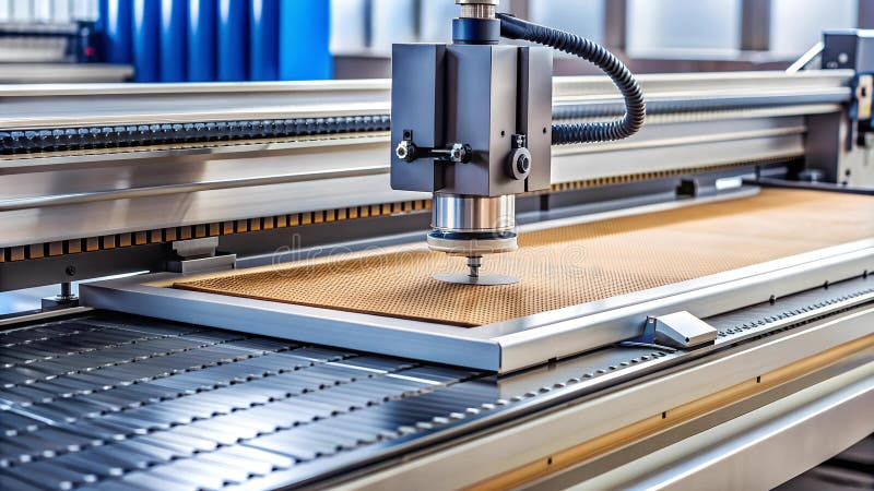 Precision Cutting Power: a Flatbed Cutter Machine in Action Generative ...