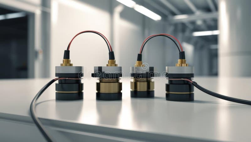 Precision Electronic Components on a Modern Workspace Stock ...