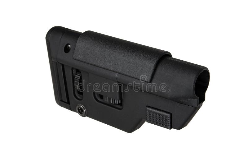 Precision-engineered Black Rifle Stock with Various Adjustable Features ...
