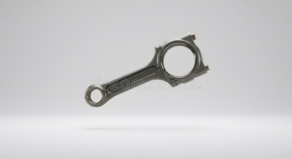 Precision Engineered Connecting Rod: Automotive Component 3D Render ...