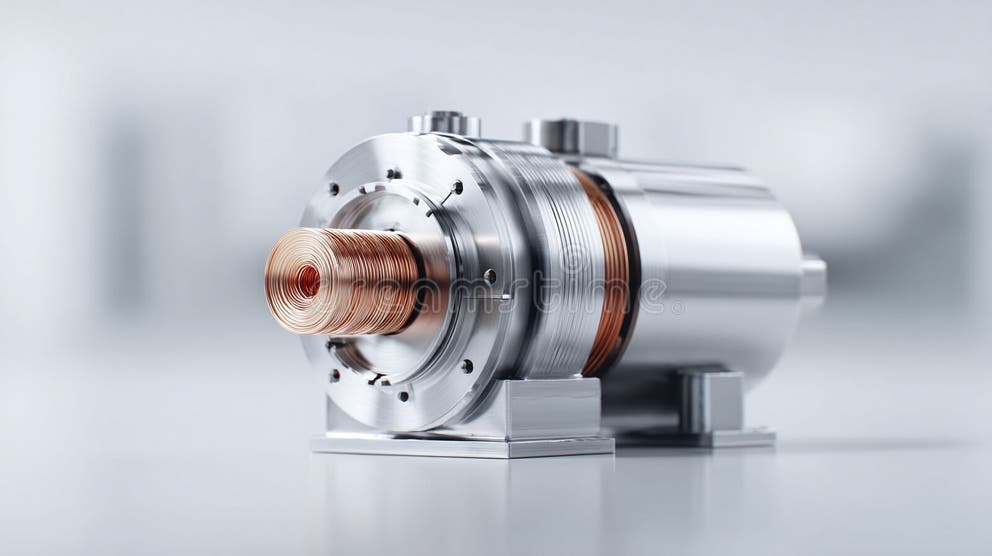 Precision Engineered Device with Shiny Metal Casing and Prominent ...