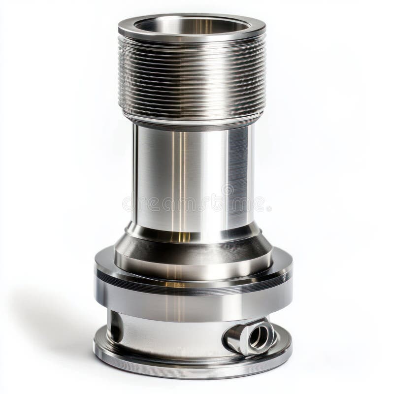 Precision Engineered Metallic Components with Threaded Details Stock ...