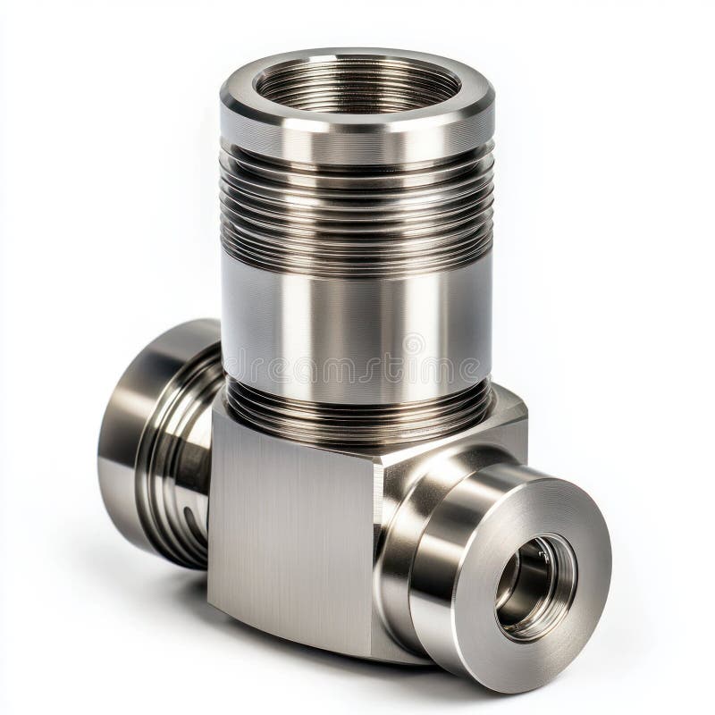 Precision Engineered Metallic Components with Threaded Details Stock ...