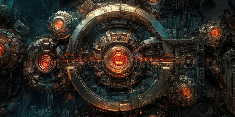 Precision Engineering: a Close-up of a Complex Watch Mechanism Stock ...