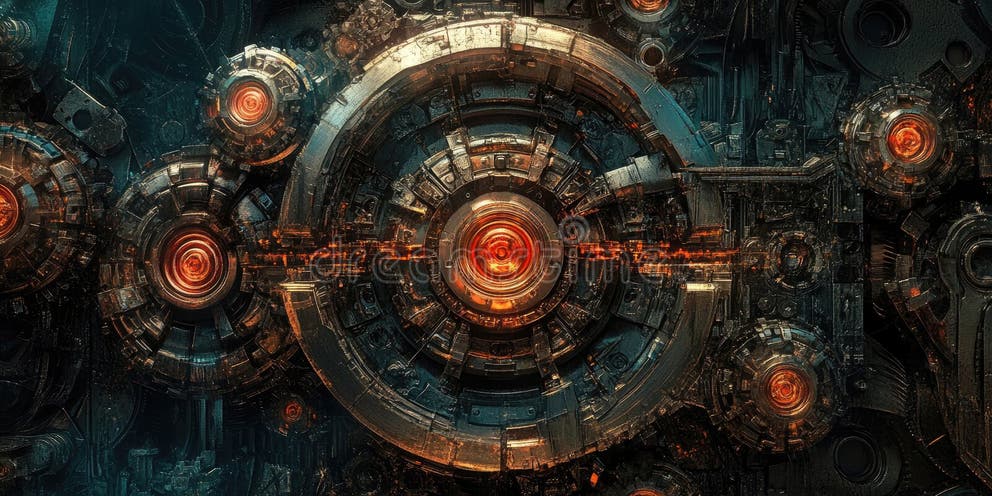 Precision Engineering: a Close-up of a Complex Watch Mechanism Stock ...