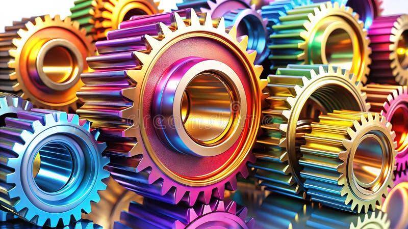 Precision Engineering a Futuristic View of Metallic Gears and Machinery ...