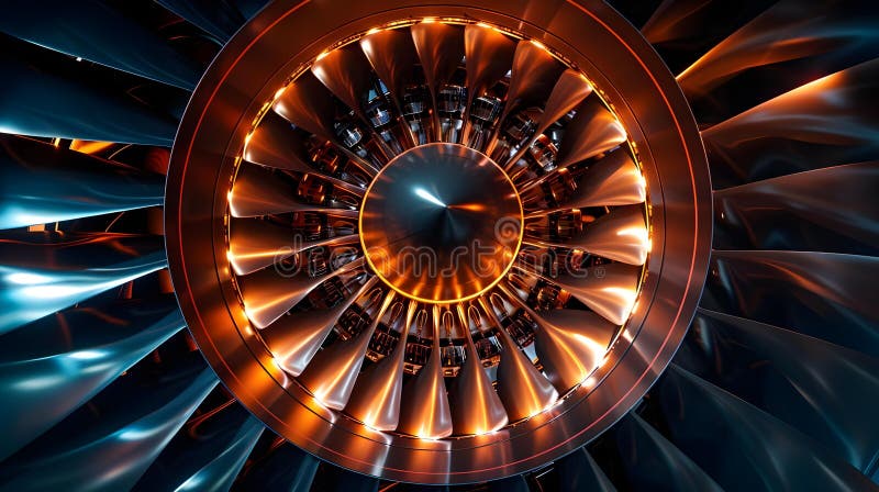 Precision Engineering: Jet Engine Displacement Analysis. Concept ...