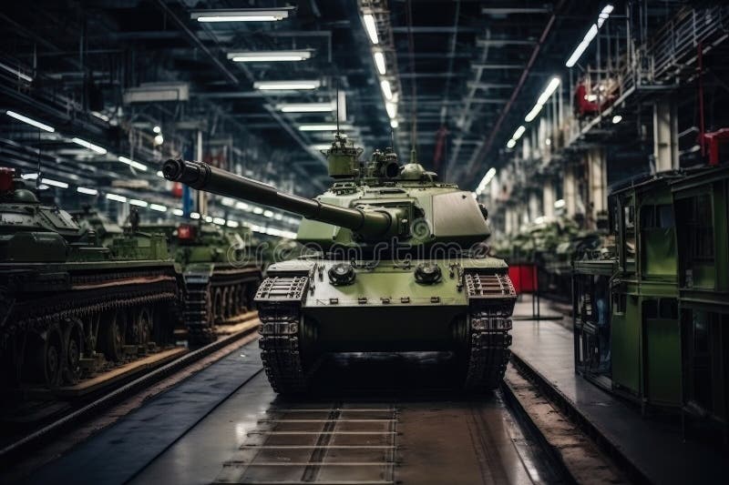 Precision Engineering of Next-Gen Military Technology. Stock ...