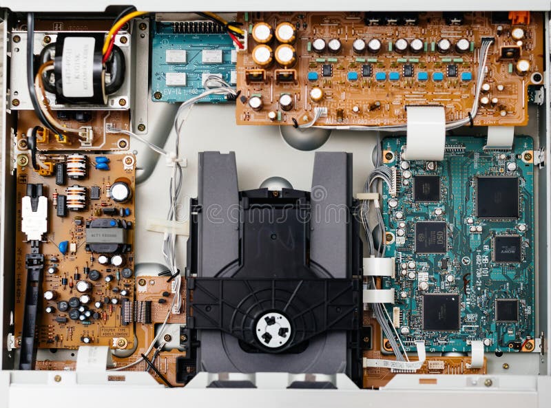 Precision Engineering: Sony SACD Player Components Editorial Photo ...