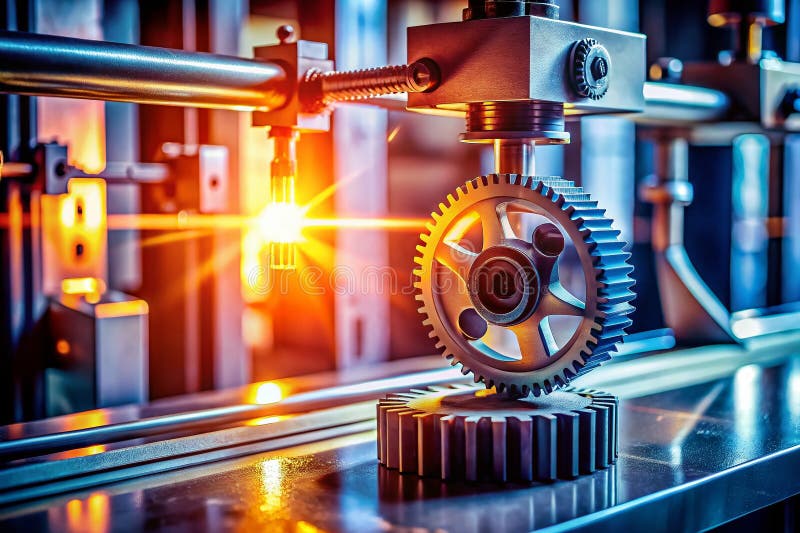 Precision Engineering Unveiled a Long Exposure Study of 3D Printed Gear Wheels Stock ...
