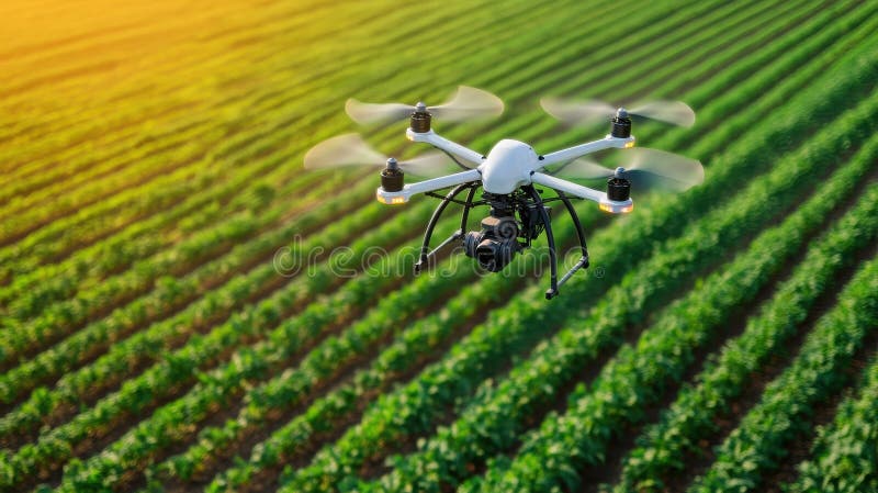 Precision Farming Techniques for Optimal Crop Yield Stock Image - Image ...