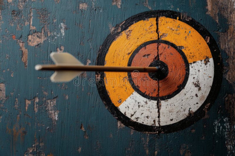 Precision and Focus during an Archery Practice Session. Generative AI ...
