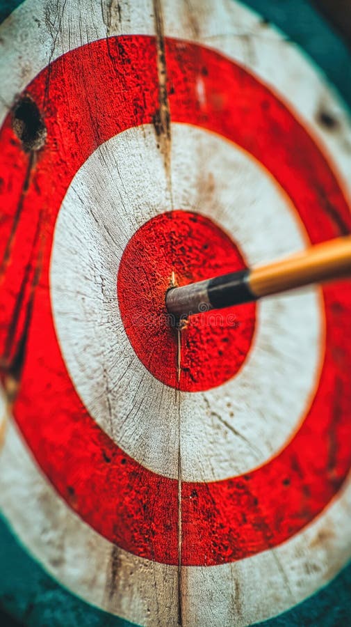 Precision and Focus, the Art of Archery Target Practice Stock ...