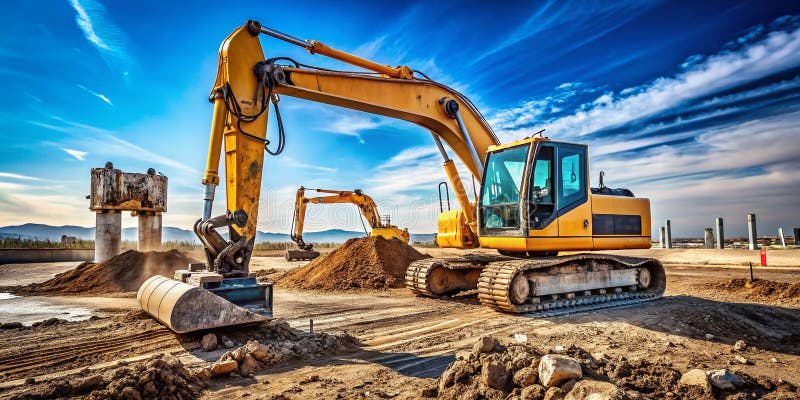 Precision Foundation Work Heavy Equipment Prepares Ground for Robust ...