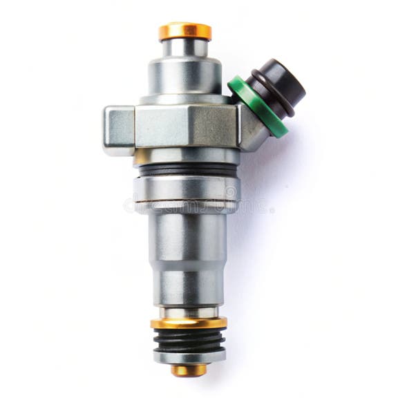 Precision Fuel Injector Isolated on White Background Ideal for ...