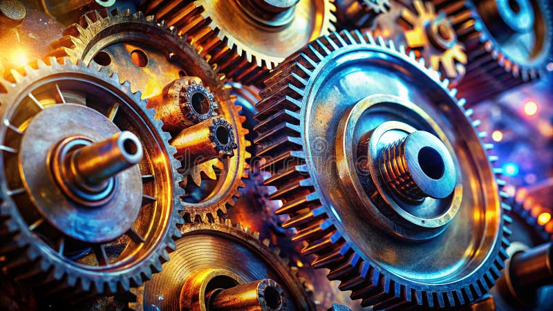 Precision Gear Wheel Machining a Double Exposure Visualizing Advanced ...