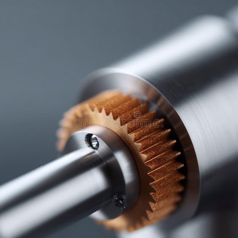 Precision Gears in Metal, Closeup. a Metaphor for Engineering, Process, and Mechanical ...