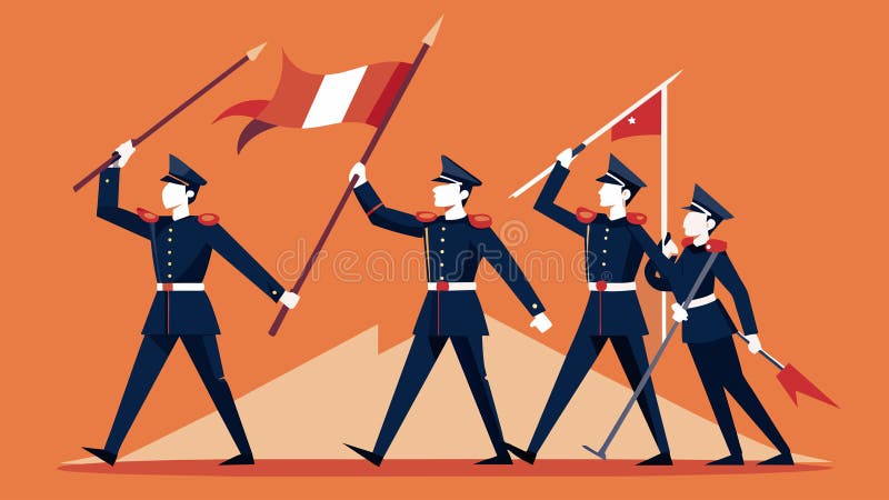 With Precision and Grace the Honor Guard Performs a Carefully ...