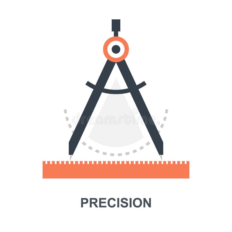 Precision icon concept stock vector. Illustration of prototyping ...