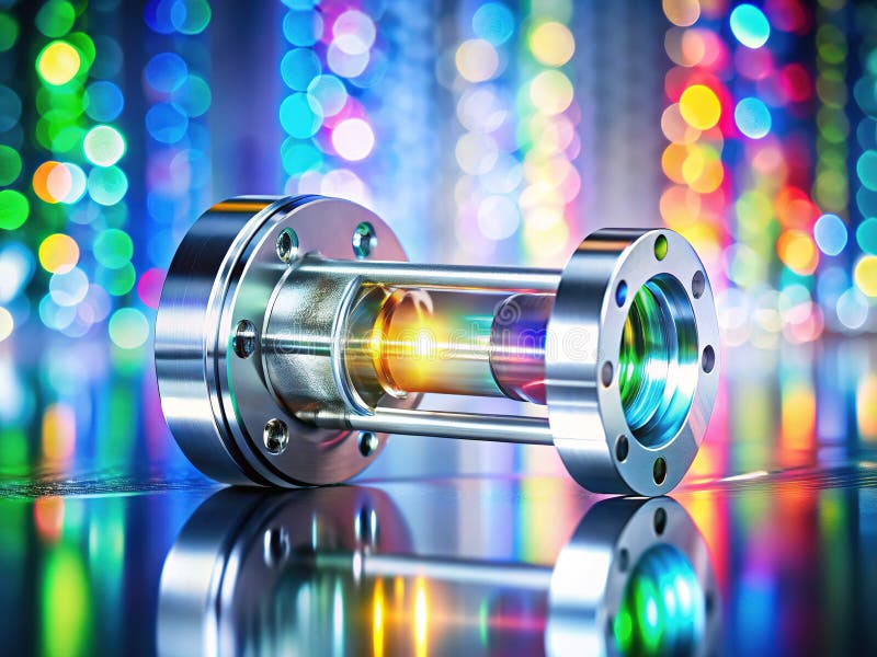 Precision Industrial Actuator a Stunning Display of Light Refraction ...