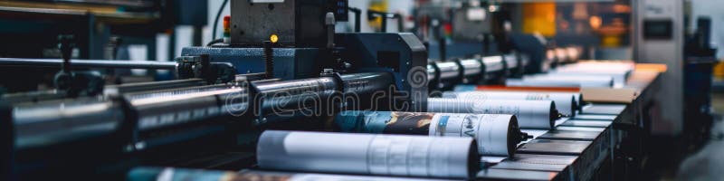 Precision Industrial Printers Operating in an Automated Print Shop ...