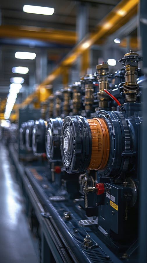 Precision Instruments in a High-tech Production Area Stock Illustration ...