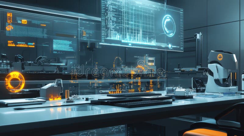 Precision Instruments on a Workbench Indicating Quality Control ...