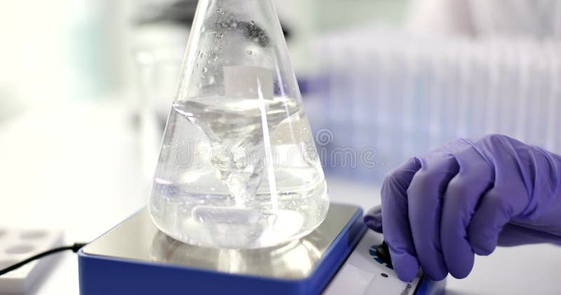 Conducting a Laboratory Experiment Utilizing a Flask and Stirrer in ...