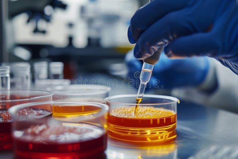 Precision in the Lab"" Stock Illustration - Illustration of science ...