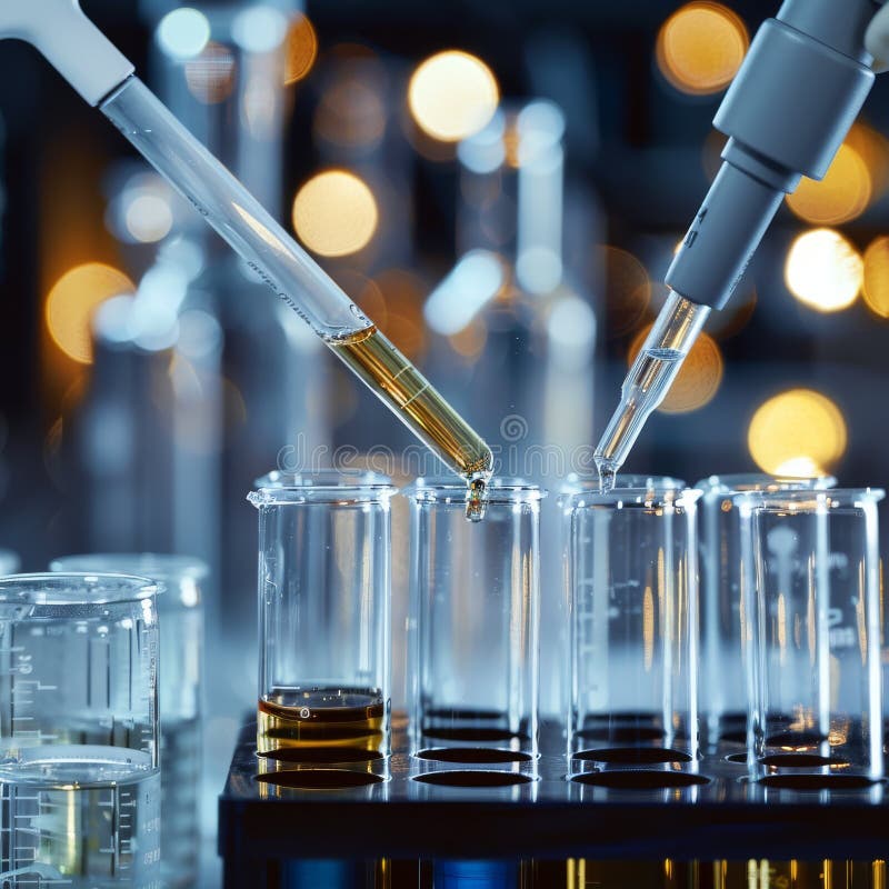 Precision in Laboratory Research Stock Image - Image of automated ...