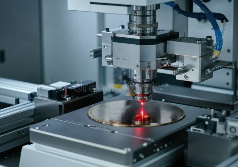 Precision Laser Cutting Machine in Action, Showcasing Advanced ...