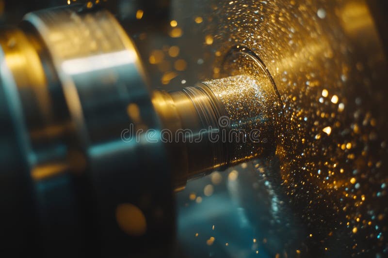 A Precision Laser Cutting Machine is at Work in a Manufacturing Setting ...