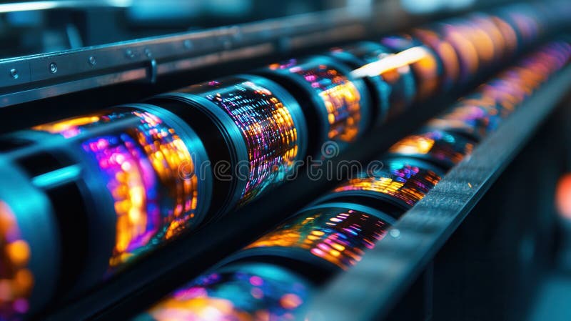 Precision Laser Engraving Process Marking Microchip Surface during High ...