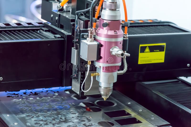 Precision laser processing stock image. Image of engineering - 74893999