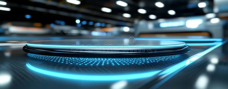 A Precision Machine Part is Depicted, with Emphasis on the Rotating ...