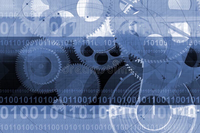 Precision Machinery Background Stock Illustration - Illustration of ...