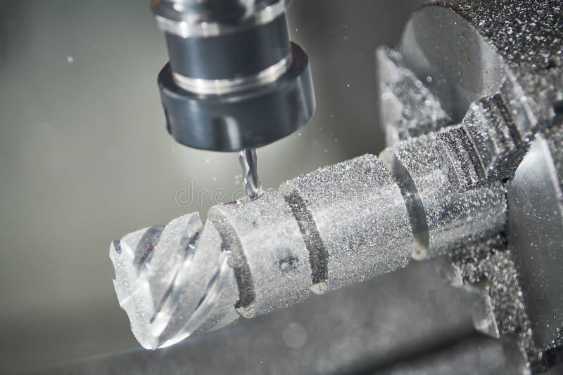 Turning Grooving Operation on Cnc Machine. Metal Cut Industry ...