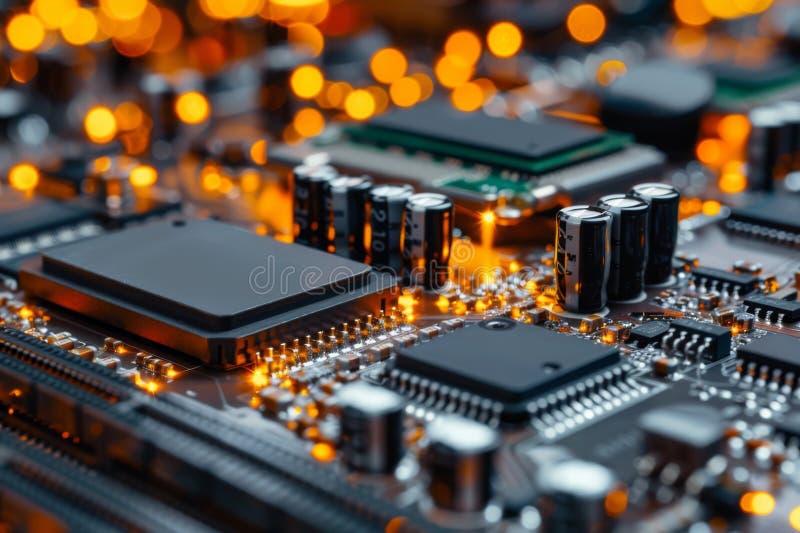 Precision Manufacturing of Advanced Circuit Board Technology Stock ...
