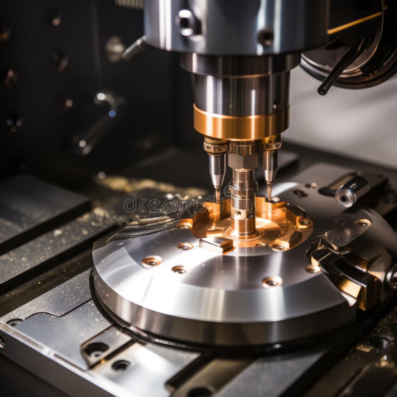 Precision Manufacturing Cnc Machine Crafting Rocket Engine Component ...