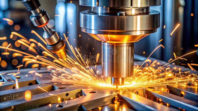 Precision Manufacturing High-speed Robotic Metalworking Process with ...