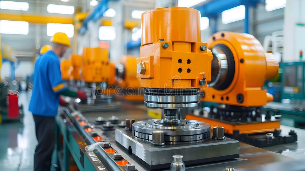 Precision Manufacturing, Production Line of Advanced Mechanical ...
