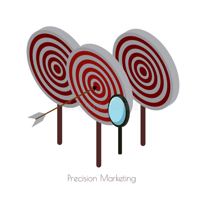 Precision Marketing. Vector Illustration Decorative Design Stock Vector ...